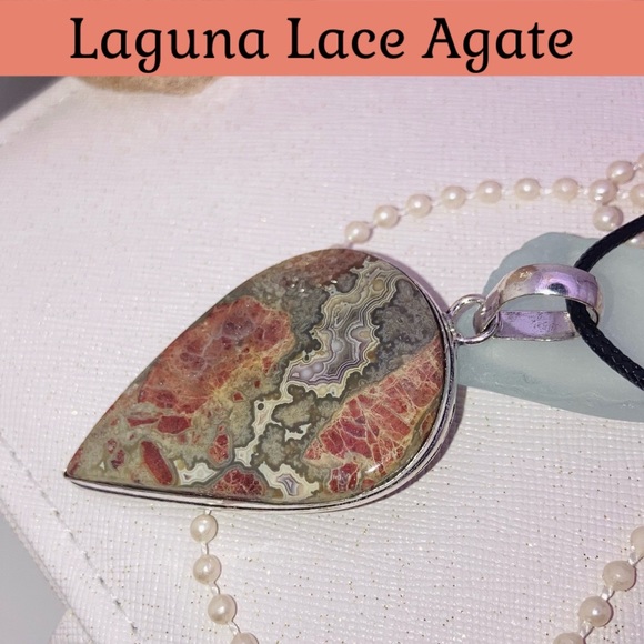 Handmade Jewelry | Jewelry | Laguna Lace Agate Gemstone Handmade Spear ...